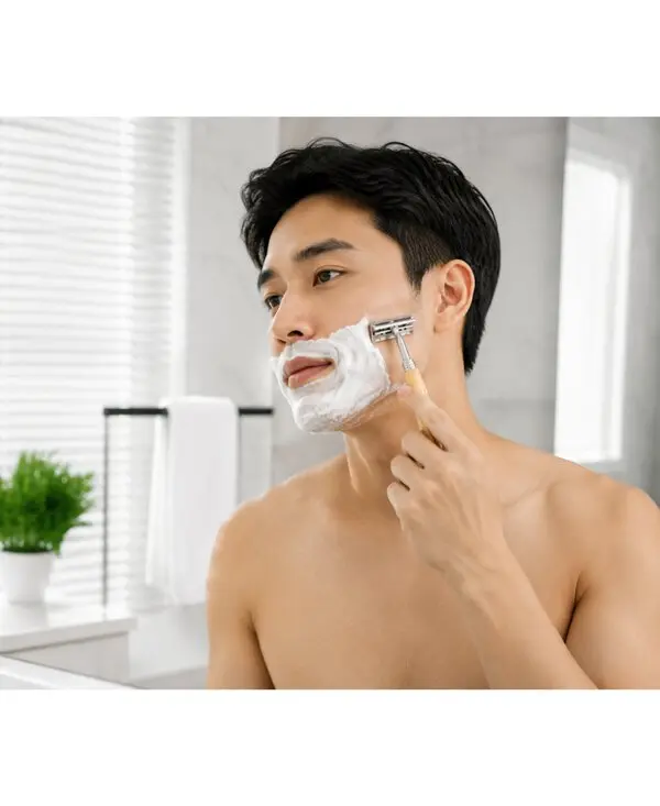 PURSONIC Eco Friendly Razor & Toothbrushes Combo Pack - Beige