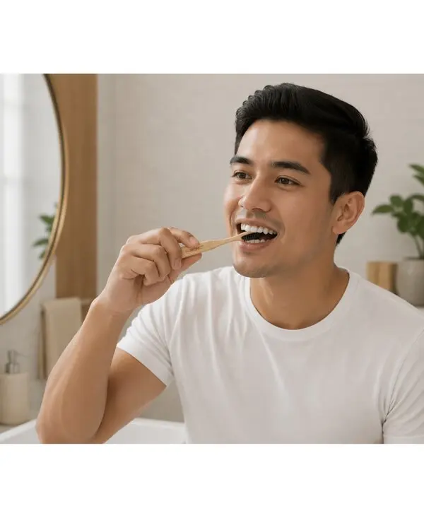 PURSONIC Eco Friendly Razor & Toothbrushes Combo Pack - Beige