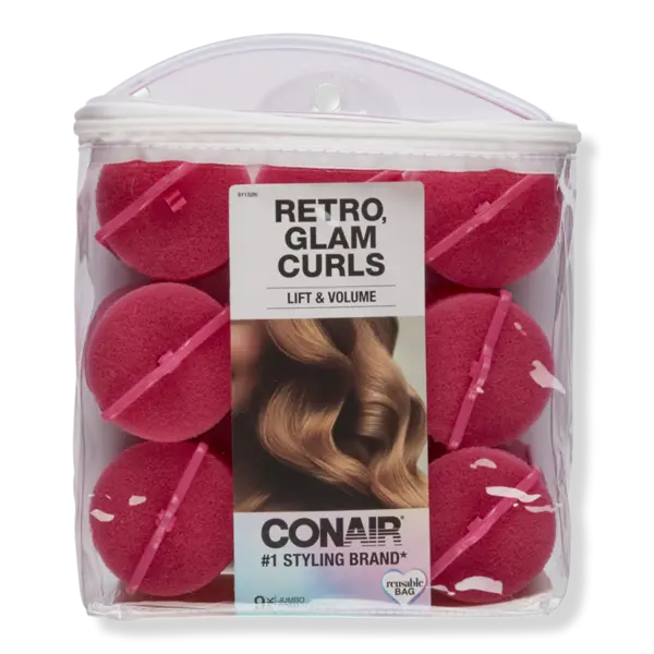 CONAIR Big Curl Foam Rollers - One-color