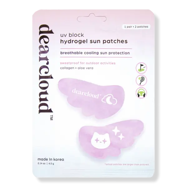 DEARCLOUD Uv Block Hydrogel Sun Patches - One-color