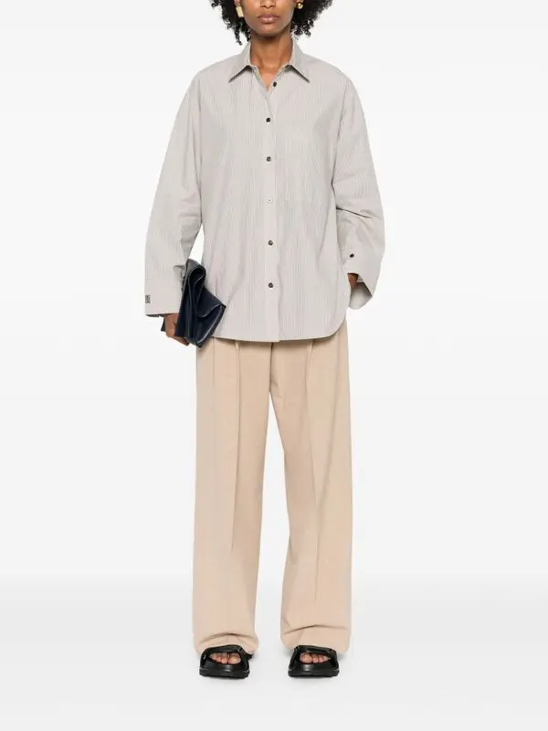 BY MALENE BIRGER Cymbaria High-waist Palazzo Pants - Neutrals