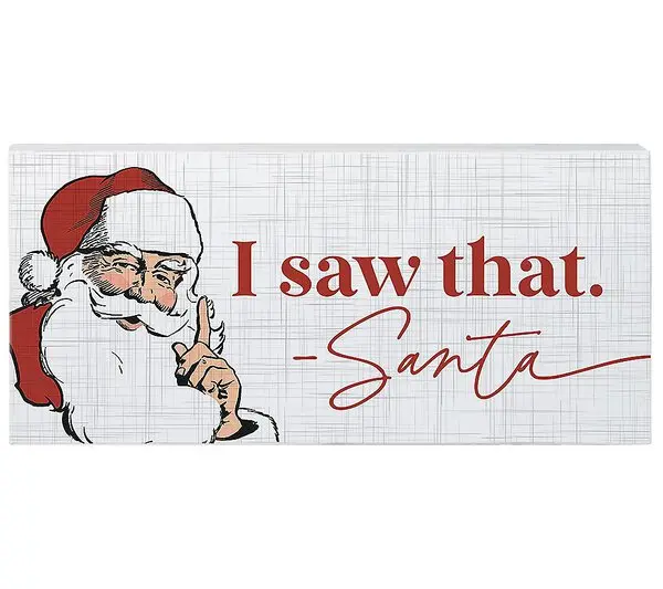 SINCERE SURROUNDINGS 12' I Saw That Santa Inspi Re Board - One-color