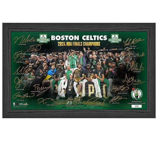HIGHLAND MINT 2024 Nba Champions Celebration Si Gnature Photo - One-color
