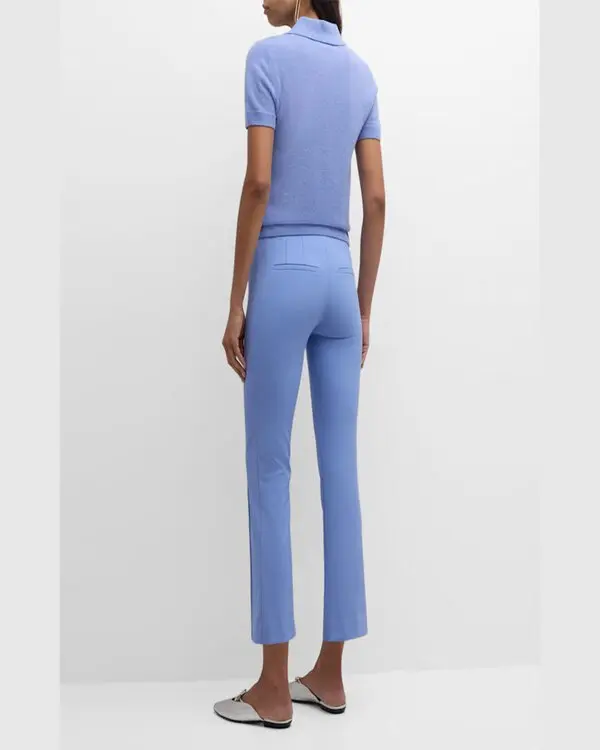 Veronica Beard Brandt Cashmere Polo Top