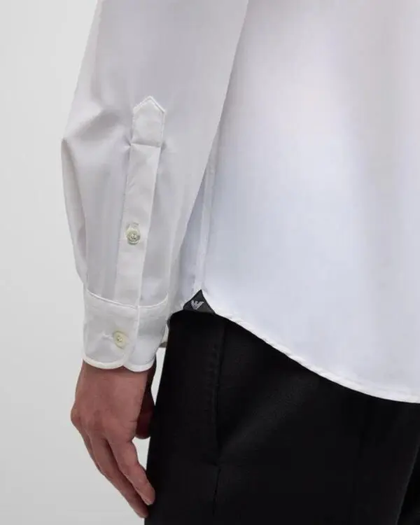 Emporio Armani Apos;s Interlock Jersey Stretch Sport Shirt