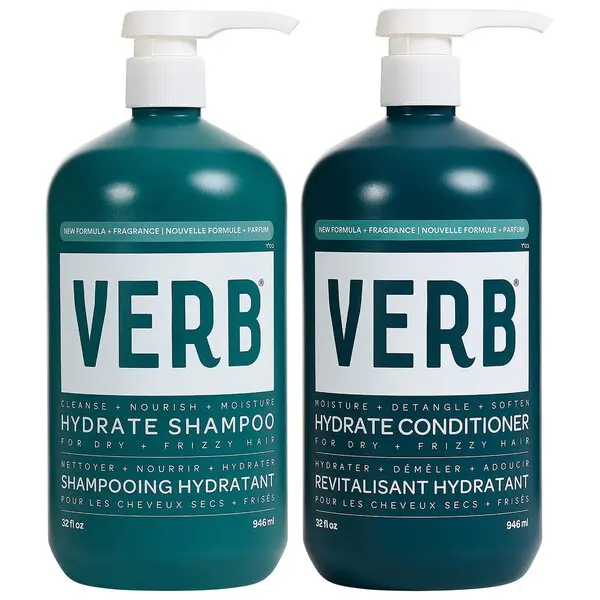 VERB Hydrate Shampoo + Conditioner Jumbo Set For Dry, Frizzy Hair - One-color