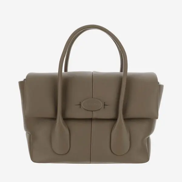 TOD'S Di Bag Reverse Leather Small - Grey