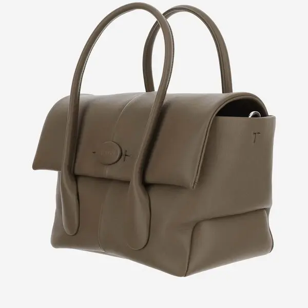 TOD'S Di Bag Reverse Leather Small - Grey