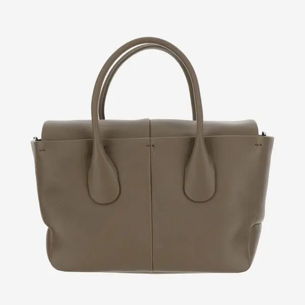 TOD'S Di Bag Reverse Leather Small - Grey