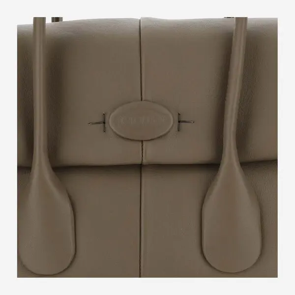 TOD'S Di Bag Reverse Leather Small - Grey