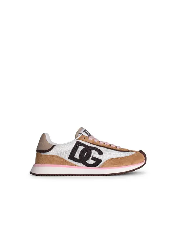 Dolce & Gabbana Dragon' Suede Blend Sneakers