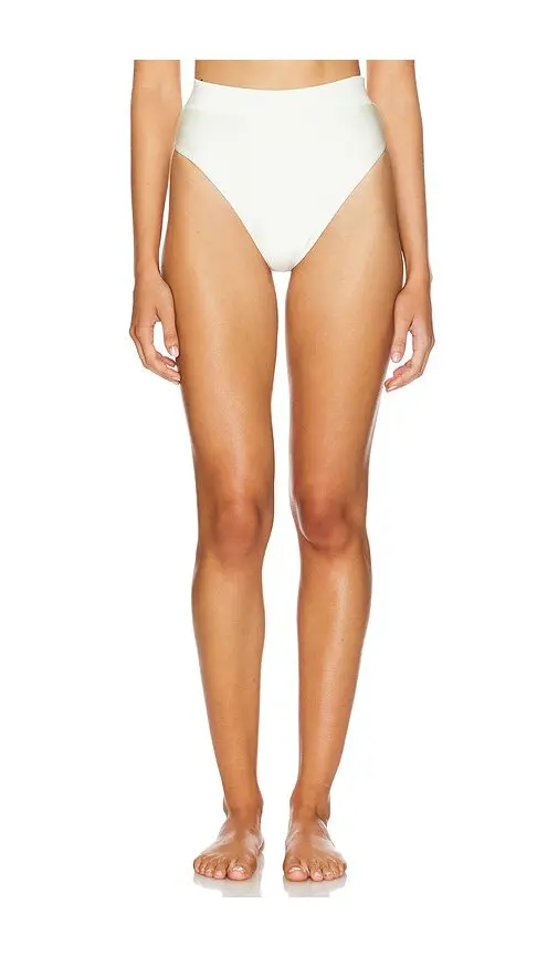 PatBO High Leg Bikini Bottom - Ivory