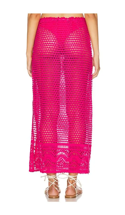Agua Bendita X Plum Maxi Skirt