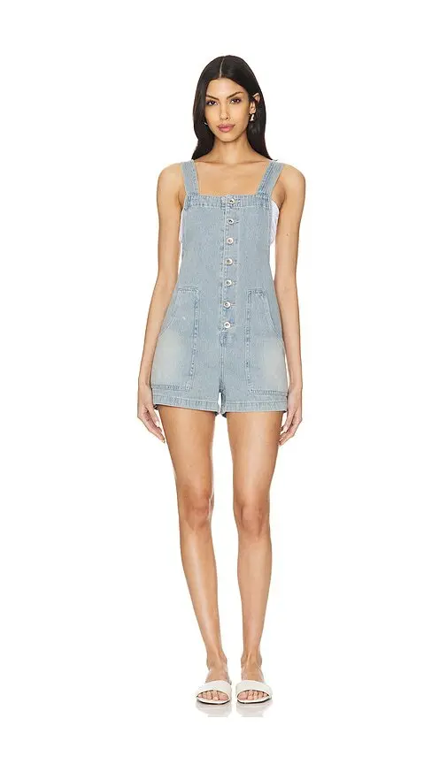 Heartloom Tiana Denim Romper - Carolina