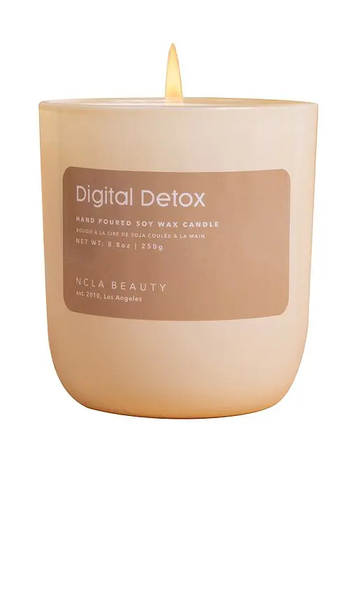 NCLA BEAUTY Digital Detox Soy Waxed Candle - Jasmin