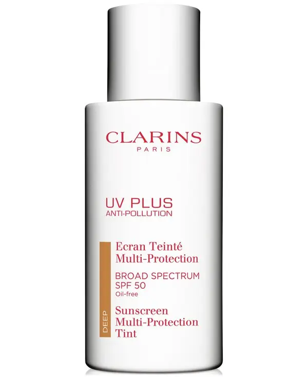 Clarins Uv Plus Anti-pollution Tinted Face Sunscreen Spf 50 - Deep