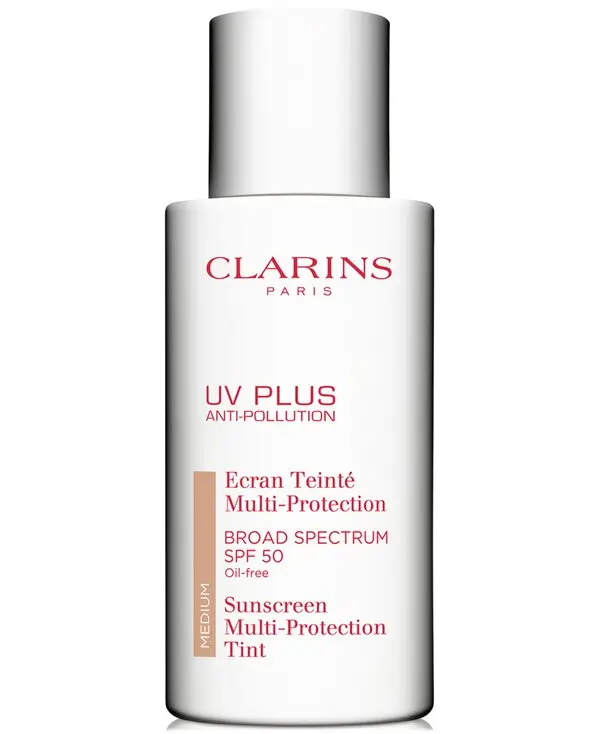 Clarins Uv Plus Anti-pollution Tinted Face Sunscreen Spf 50 - Medium