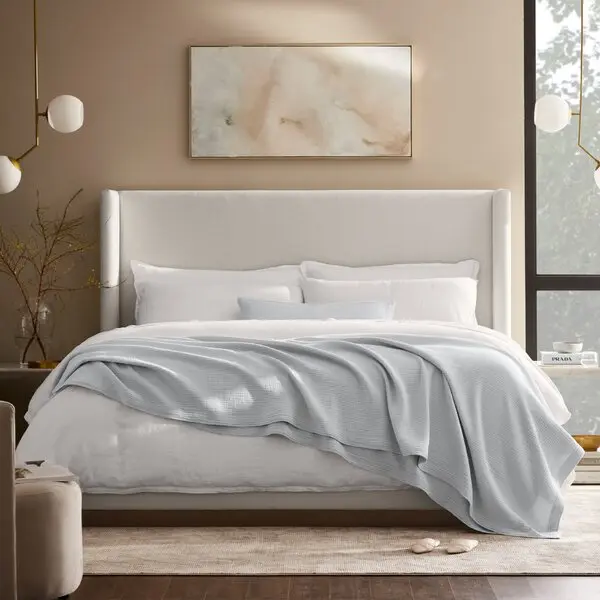 BOLL & BRANCH Dream Bed Blanket, King/california King - Sky
