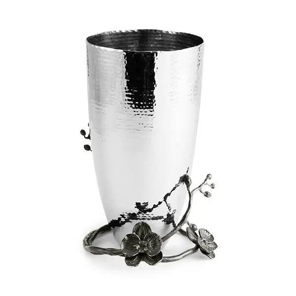 Michael Aram Black Orchid Vase, Medium - Black Nickelplate