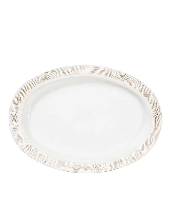 JULISKA Blenheim Oak 18 Platter - Whitewash