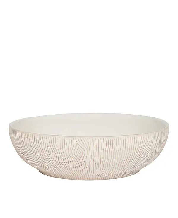 JULISKA Blenheim Oak Coupe Bowl - Whitewash