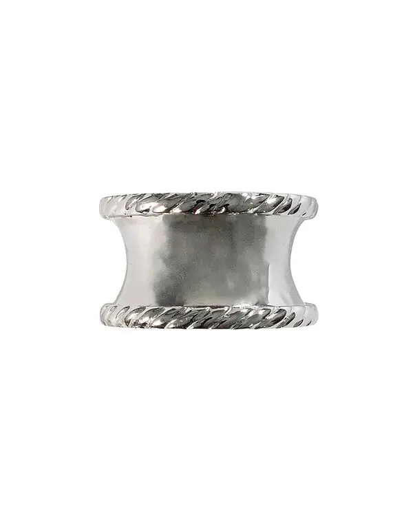 JULISKA Graham Napkin Ring - Silver Metallic