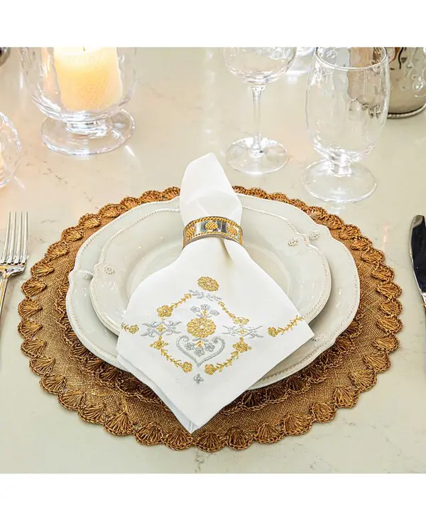 JULISKA Heidi Embroidered Napkin