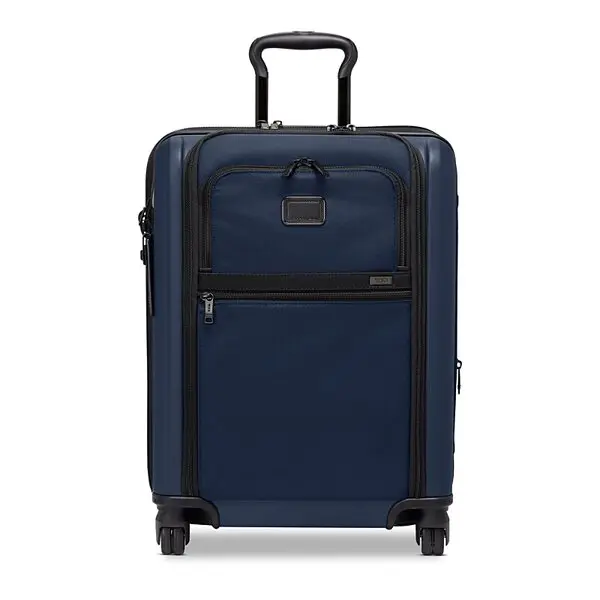 Tumi Alpha Expandable Wheeled Carry On Suitcase - Navy