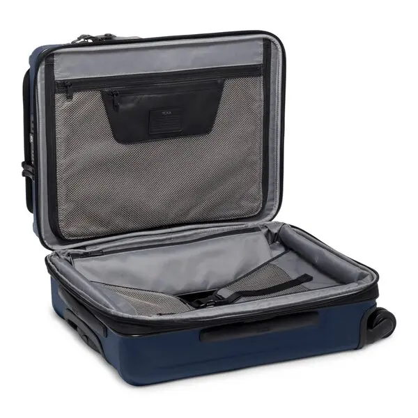 Tumi Alpha Expandable Wheeled Carry On Suitcase - Navy