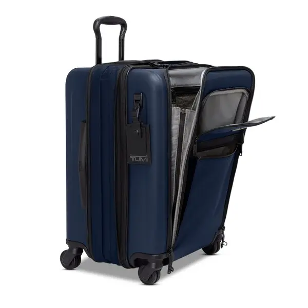 Tumi Alpha Expandable Wheeled Carry On Suitcase - Navy