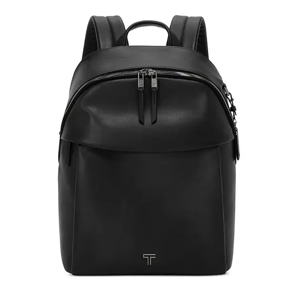 Tumi Voyageur Holland Leather Backpack - Black/gunmetal