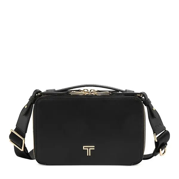 Tumi Voyageur Myla Leather Crossbody - Black/light Gold