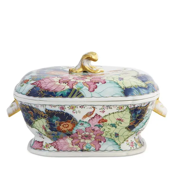 MOTTAHEDEH Tobacco Leaf Tureen - Multi