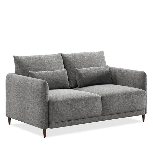 LUONTO Haven Loveseat Sleeper, Queen - Timberwolf- Atlantic