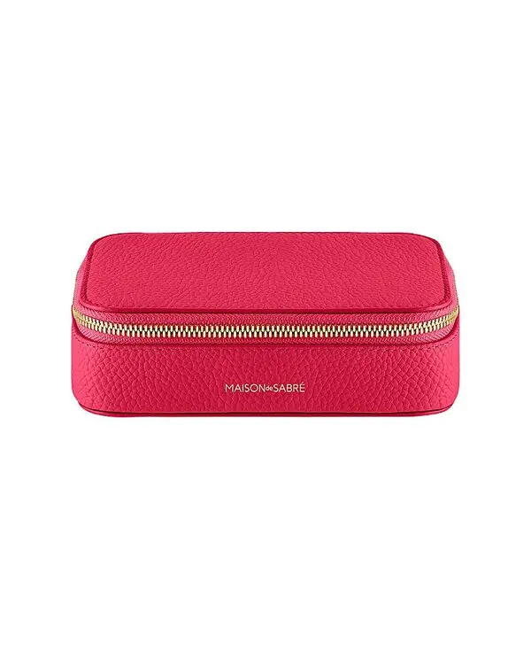 MAISON DE SABRE Leather Jewelry Case - Shibuya Fuchsia