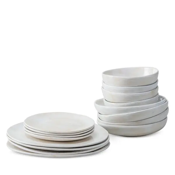 FORTESSA Ct Collection No. 2 White 16 Pc Dinnerware Set