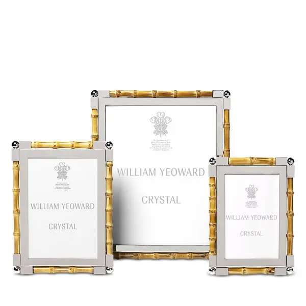 WILLIAM YEOWARD CRYSTAL New Classic Bamboo Frame, 4 X 6