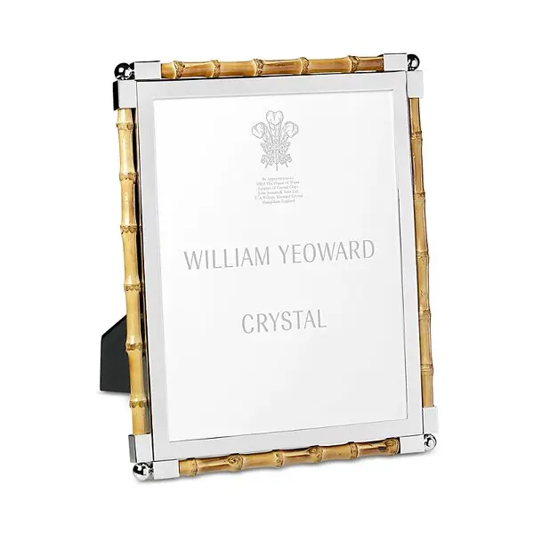 WILLIAM YEOWARD CRYSTAL New Classic Bamboo Frame, 8 X 10 - Brown