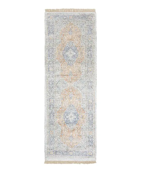 ORIENTAL WEAVERS Malabar 45301 Runner Area Rug, 2'6 X 8 - Blue