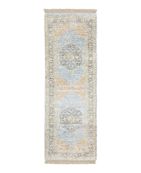 ORIENTAL WEAVERS Malabar 45306 Runner Area Rug, 2'6 X 8 - Blue