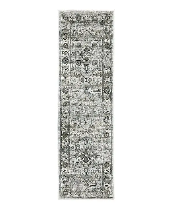 ORIENTAL WEAVERS Gemini 020z2 Runner Area Rug, 2'3 X 7'6 - Grey