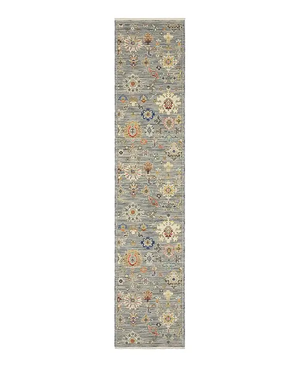 ORIENTAL WEAVERS Lucca 5507e Runner Area Rug, 2'6 X 12 - Grey