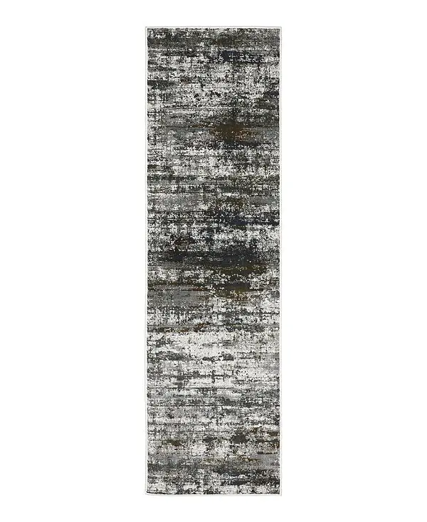 ORIENTAL WEAVERS Gemini 4151u Runner Area Rug, 2'3 X 7'6 - Charcoal