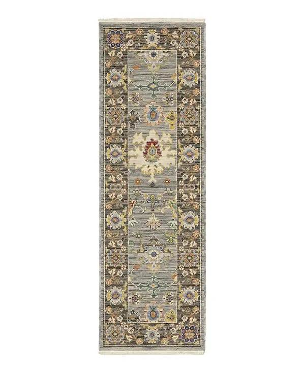 ORIENTAL WEAVERS Lucca 846d1 Runner Area Rug, 2' X 6 - Blue