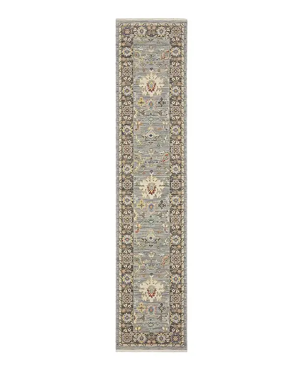ORIENTAL WEAVERS Lucca 846d1 Runner Area Rug, 2'6 X 12 - Blue