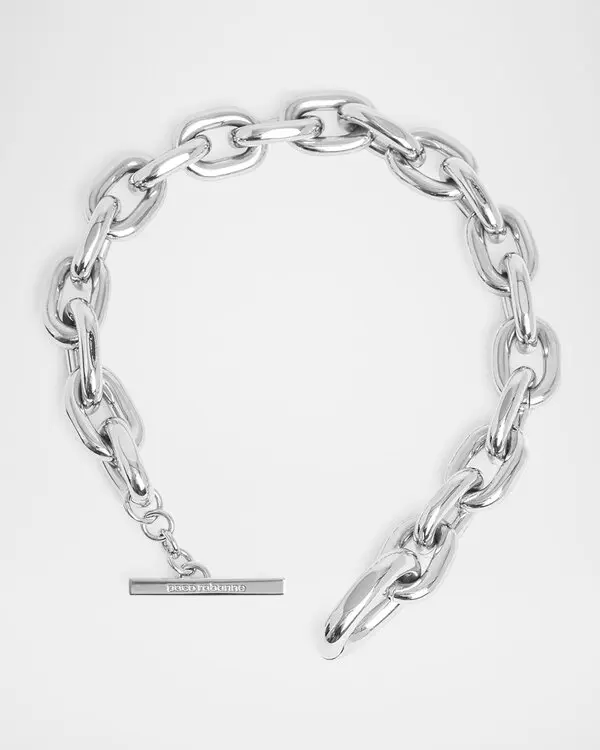 Rabanne Xl Chain-link Necklace - Silver