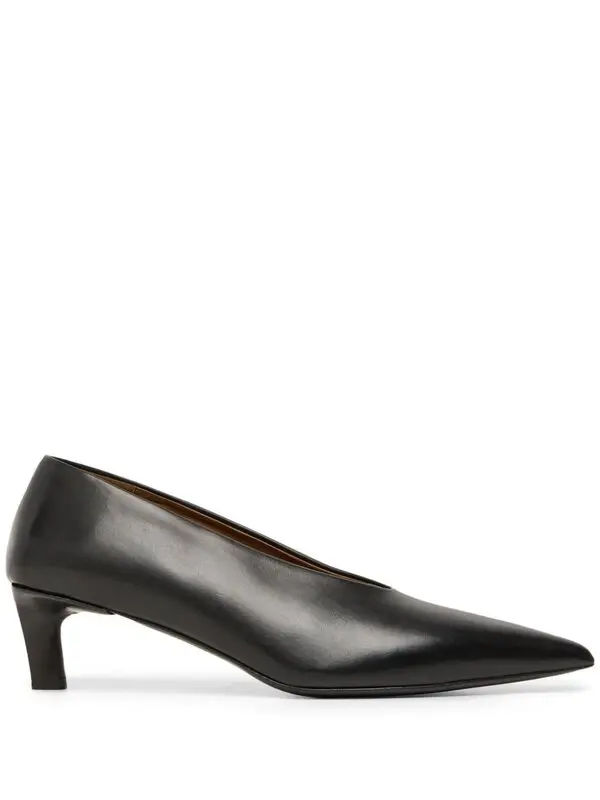Marsèll Acuielo Heeled Leather Pumps - Black
