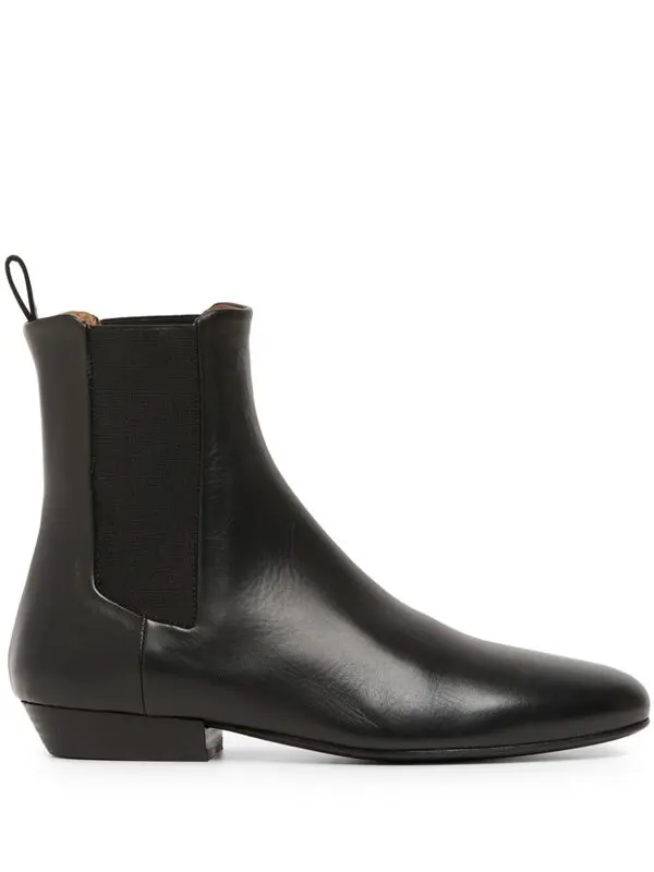 Marsèll Miniblocco Almond-toe Leather Chelsea Boots