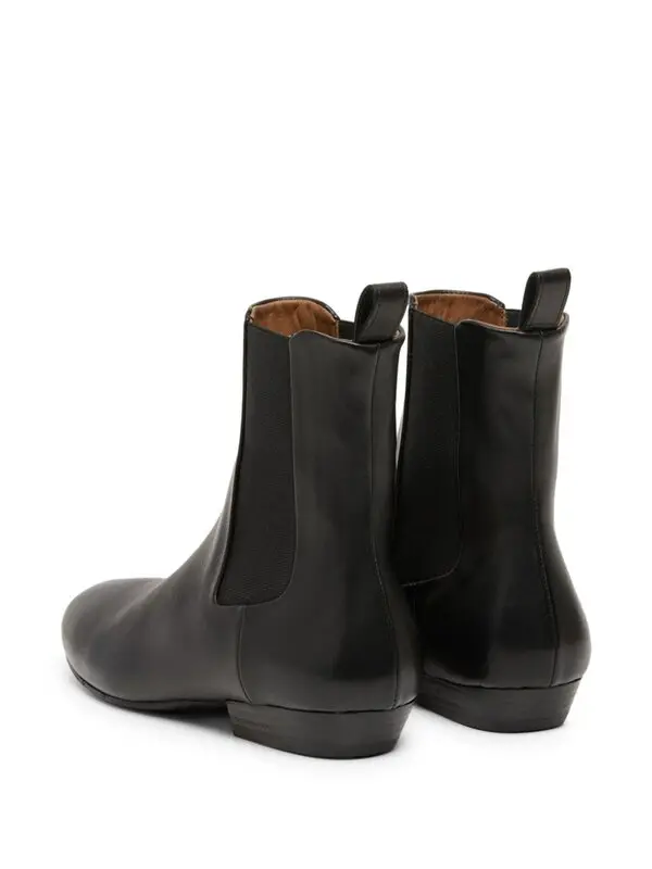 Marsèll Miniblocco Almond-toe Leather Chelsea Boots