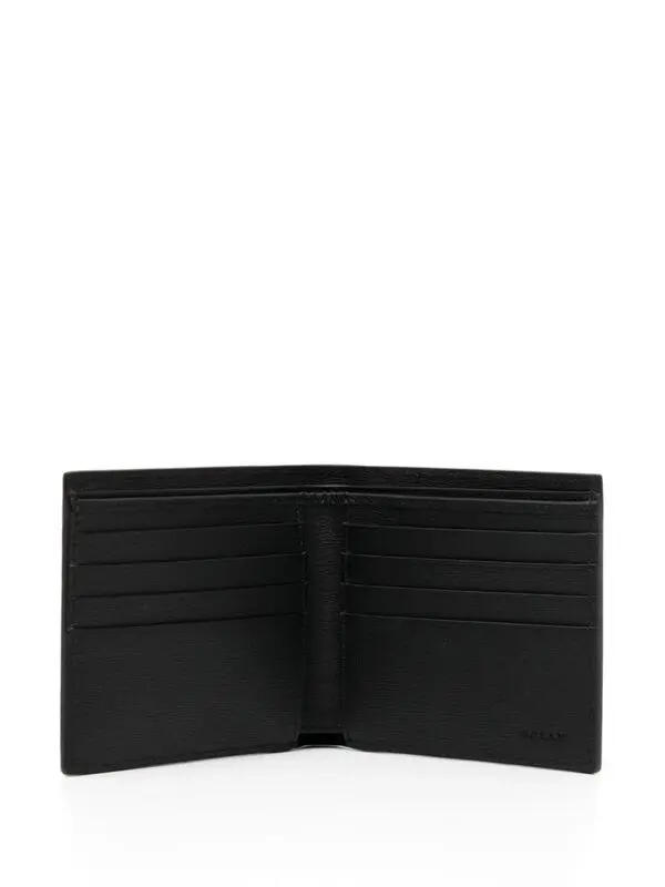 Bally Logo-stamp Bi-fold Leather Wallet